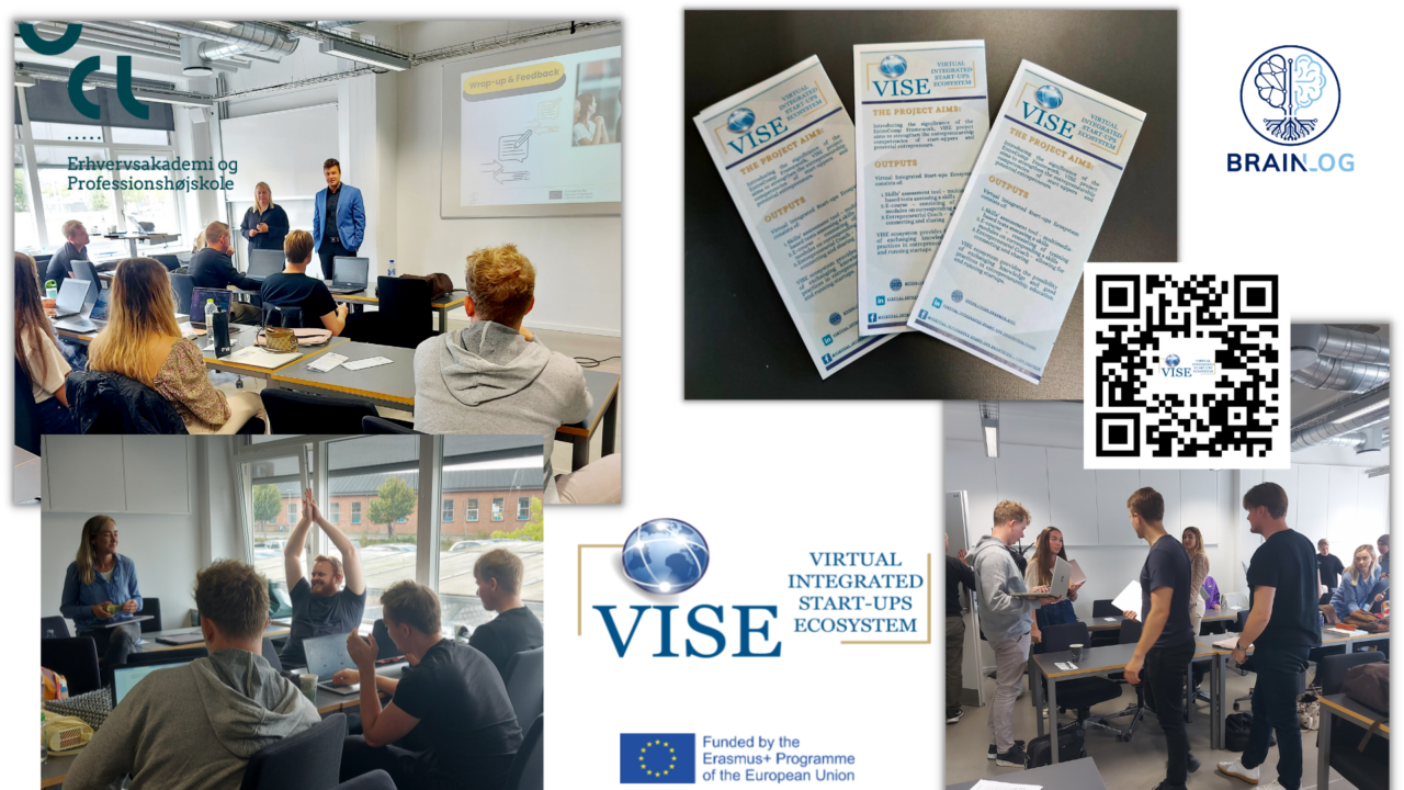 Entrepreneurial workshop at UCL Odense | BrainLog